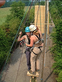 High Level Ropes Course site map